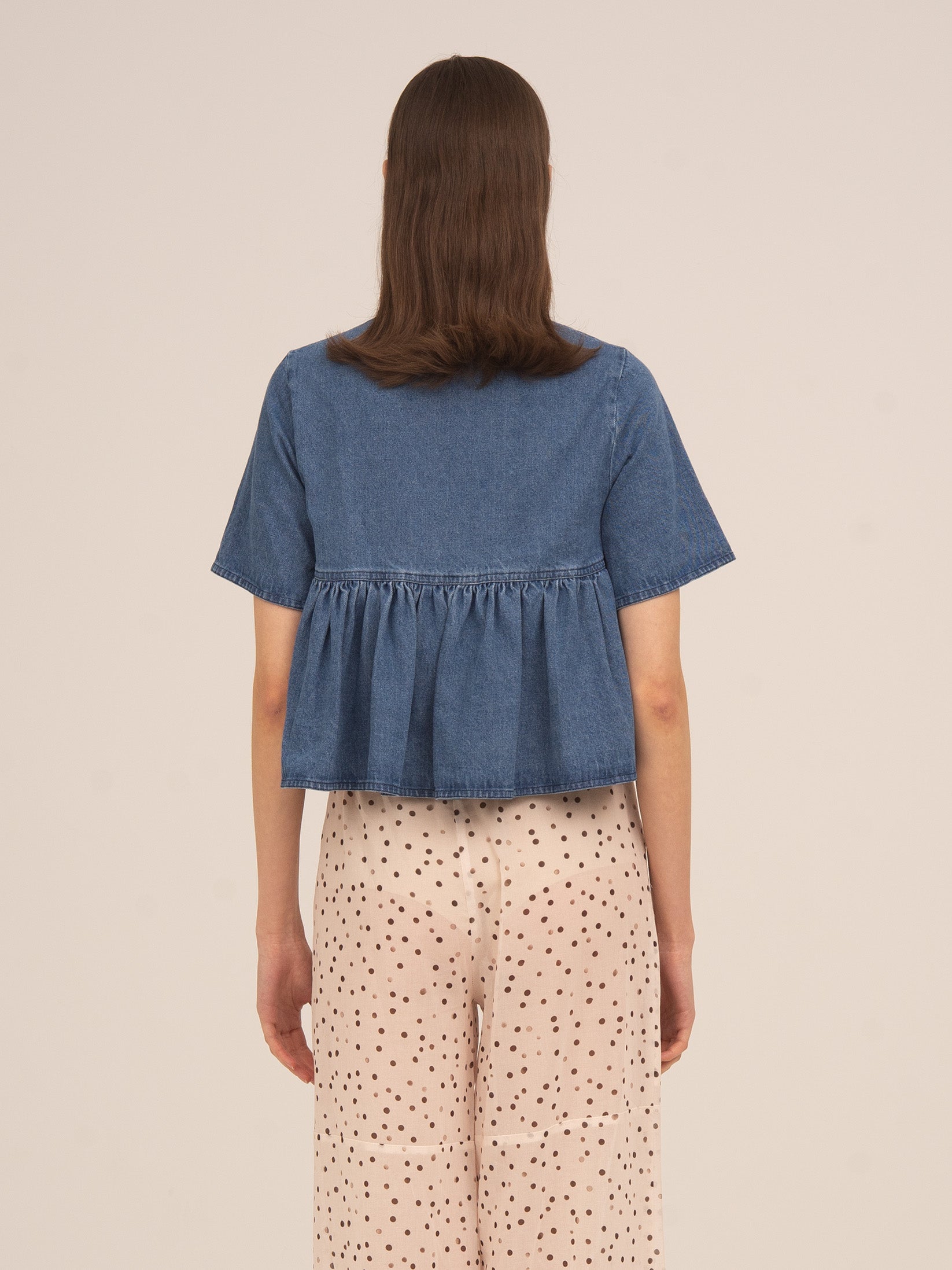 Starlit Denim Top | CARMEN SAYS
