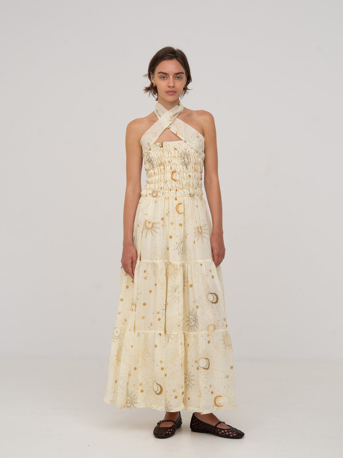 Grace Sun-Print Maxi Dress | Carmen Says